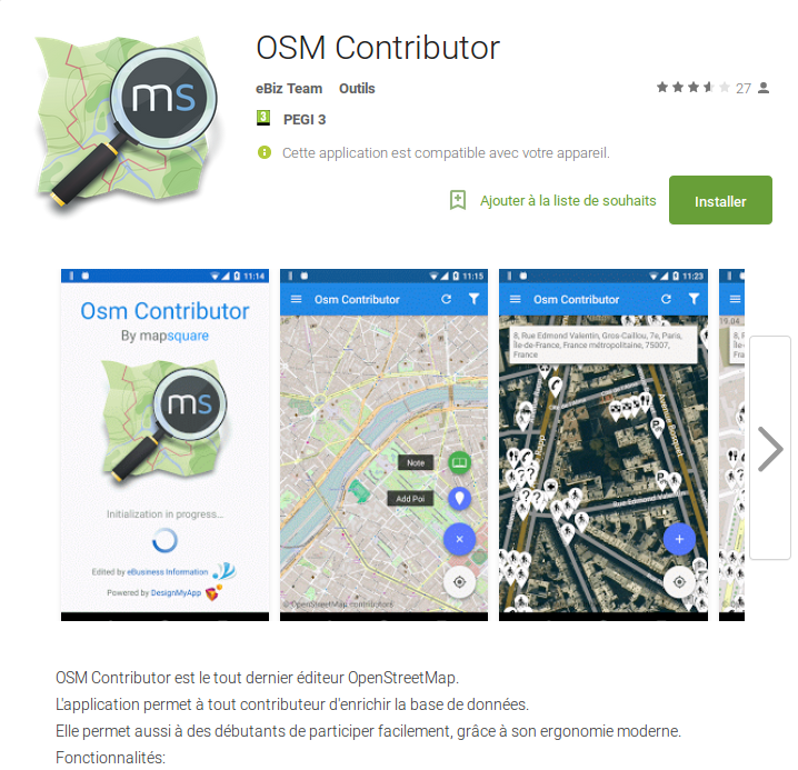Une app pour la communauté OpenStreetmap